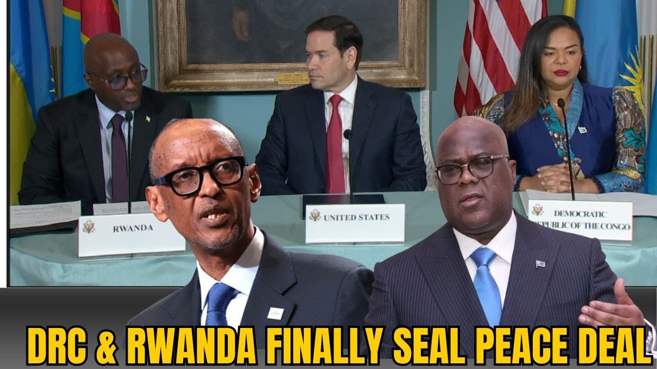 BREAKING: DRC & Rwanda Finally Seal Peace Deal After Years of Conflict ...